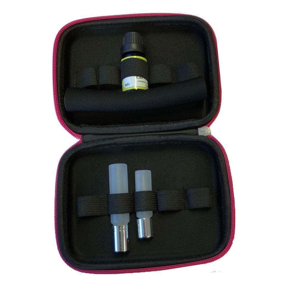 Essential Oil / perfume carry case / bag / organizer / Pink – Aurora Tables